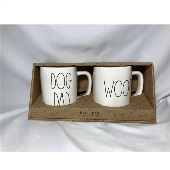 Rae Dunn | Dog | Rae Dunn By Magenta Dog Dad Woof Mug Set | Poshmark